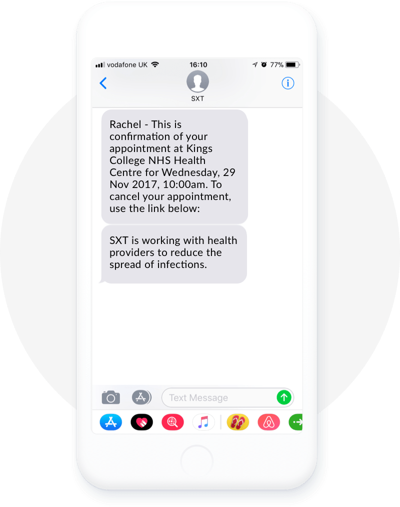 SXT: Sexual health information in under a minute